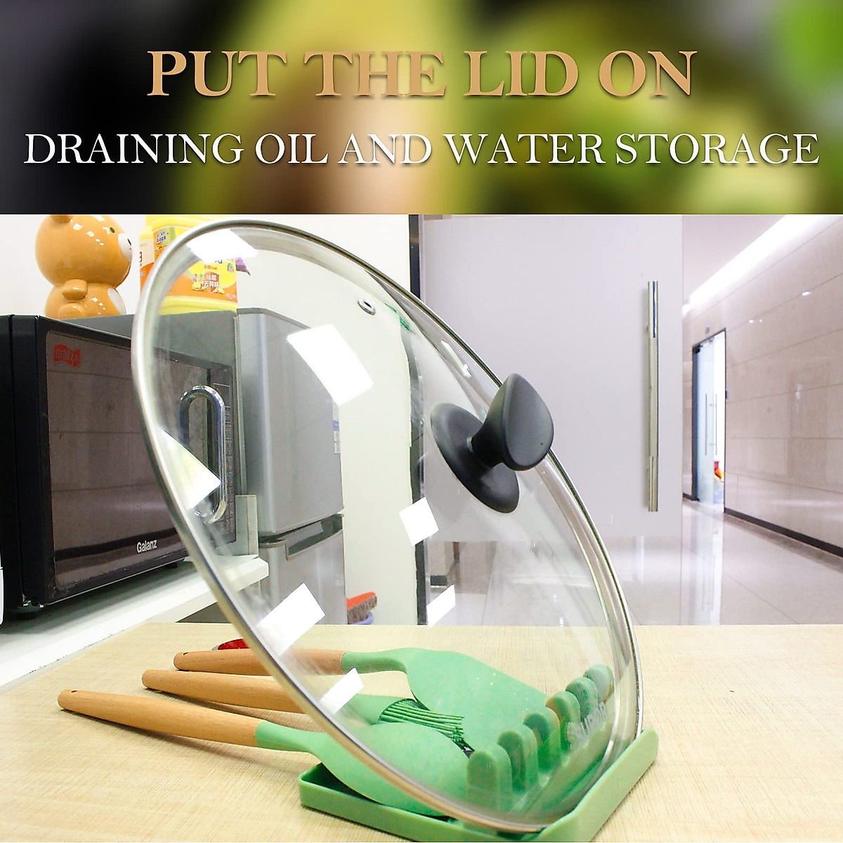 MYKUJA Green Kitchen Utensils Set for Cooking-Heat Resistant Kitchen Silicone Set Cooking Utensils Set for Non-Stick Utensils Set 13 Pieces Kitchen Tools(Avocado green)