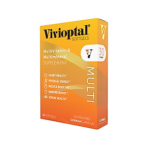 Vivioptal Multi 30 Softgels - Multivitamin & Multimineral Supplement - Lipotropic Substances & Trace Elements