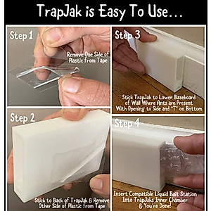TrapJak Liquid Ant Trap Cover - 3 Pack - Compatible with TERRO Ant Killer Liquid & Ortho Home Defense Liquid Ant Bait