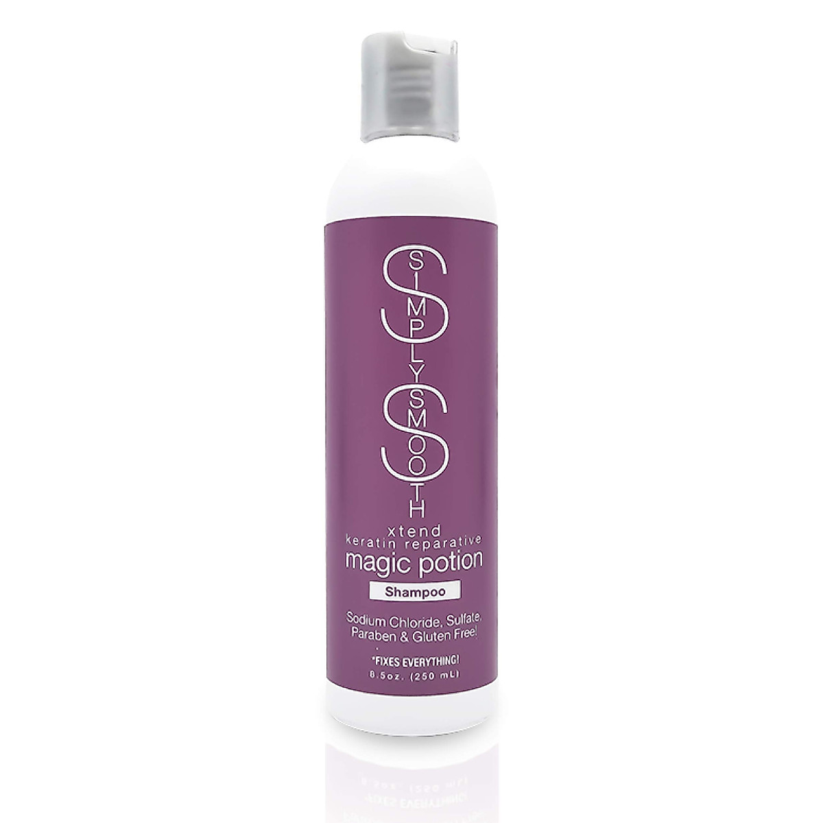 SIMPLY SMOOTH Magic Potion Shampoo Paraben Free Daily Shampoo Restore & Repair Dry, Damaged, Keratin Depleted Hair Hydrate & Create Soft, Healthy Hair For All Hair Type 8.5oz