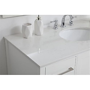 Elegant Kitchen and Bath 48 inch Single Bathroom Vanity Cabinet - White