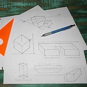 ALVIN Cross Section Graph Paper Pad 17" x 22" Model 1422-14 Drafting and Graph Paper Suitable for Pencil and Ink Printer Compatible 8" x 8" Grid - 50 Sheet Pad 17" x 22"