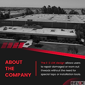 E-Z LOK 400-4-CR Threaded Inserts for Wood, Installation Kit, Stainless Steel, Includes 1/4-20 Knife Thread Inserts (6), Drill, Installation Tool