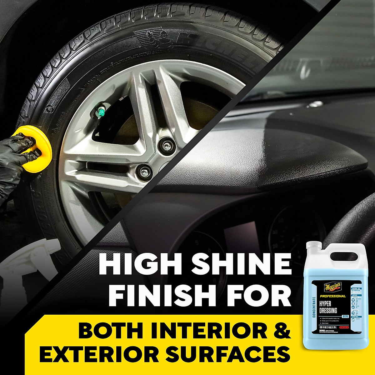Meguiar's D17001 Hyper Dressing - 1 Gallon â€“ Give Your Carâ€™s Trim Pieces the Best Shine & Gloss