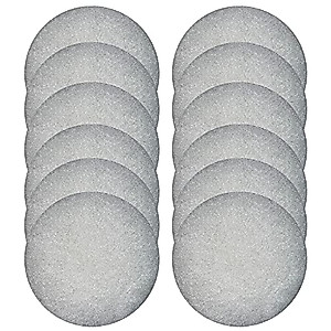 Think Crucial Replacement Aquarium Water Polishing Filter Pads - Compatible with Fluval FX4, FX5 & FX6 (12 Pack)