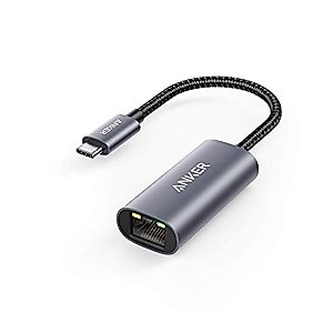 Anker USB C to Ethernet Adapter, PowerExpand USB C to Gigabit Ethernet Adapter, Aluminum Portable USB C Adapter for MacBook Pro, MacBook Air 2018 and Later, iPad Pro 2018 and Later, XPS