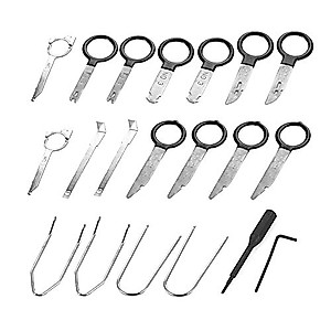 SciencePurchase Car Stereo Radio Removal Tool Key Kit Compatible with Various Car Manufacturers
