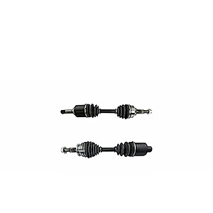 South Mud Bay Front CV Axle Shaft Assembly LH Pair 2pc Compatible with LT 17 LTZ Denali SLE SLT V6 3.0 3.6 CSA80125