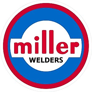 2 Pack Vinyl Sticker Decal Miller Welder 1960 Vinyl Decal, 5 in. x 5 in.