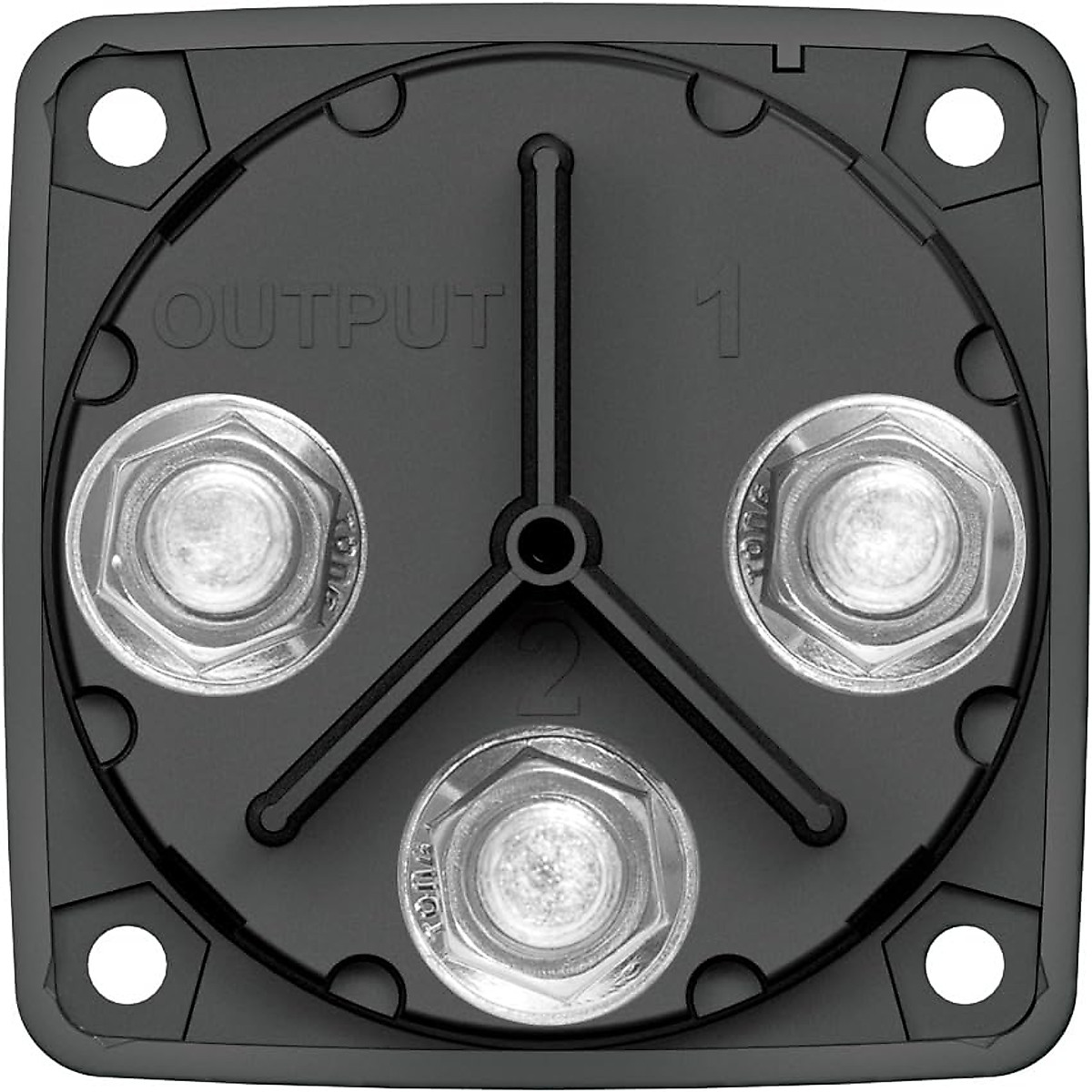 Blue Sea Systems 6007200 m-Series Battery Switch Selector, Black