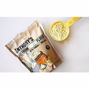 Anthony's Premium Lupin Flour, 1 Pound, Gluten Free, Non GMO, Vegan and Keto Friendly