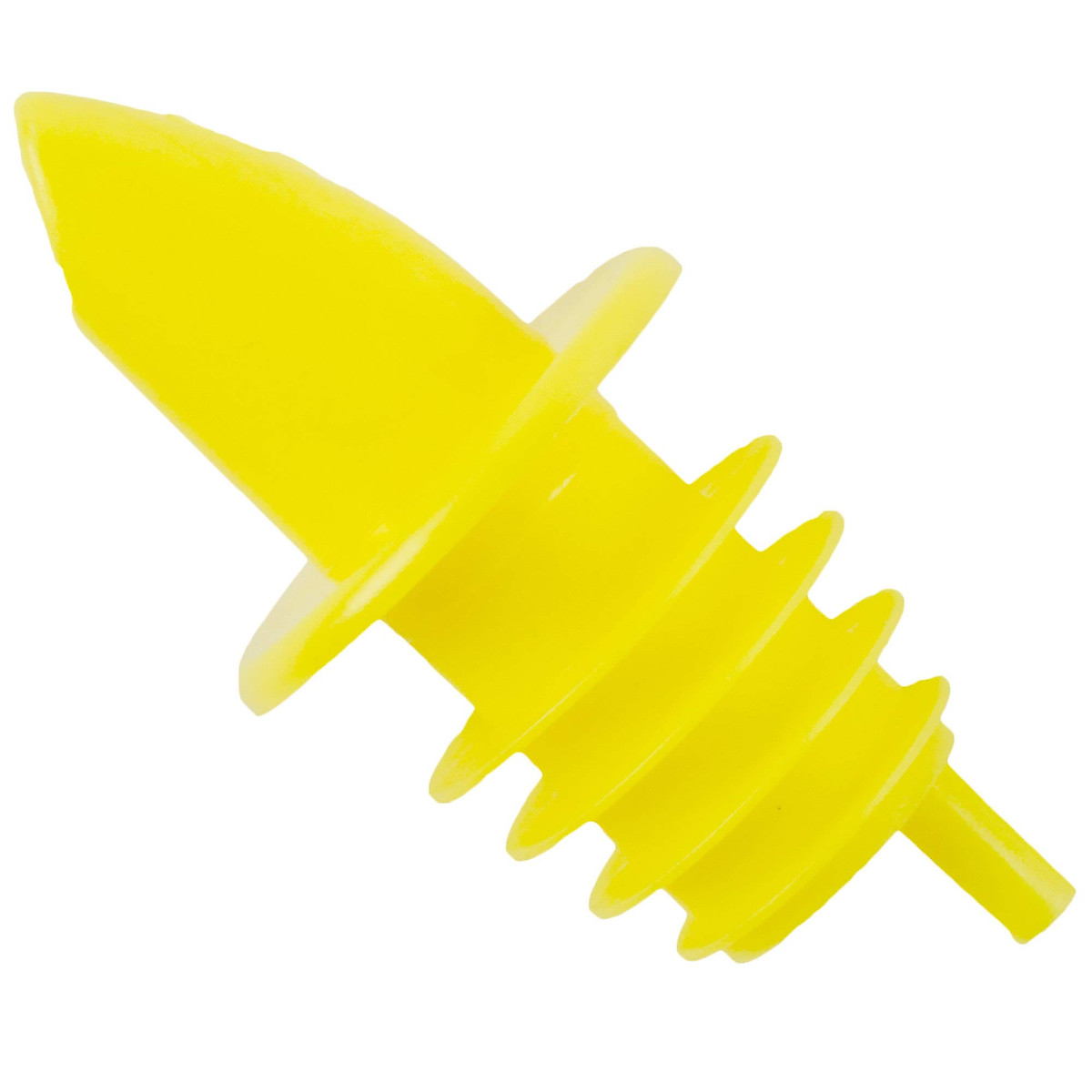 (12-PCS-Yellow) Free Flow Liquor Pourers Bottle Pour Spouts Speed Pourers