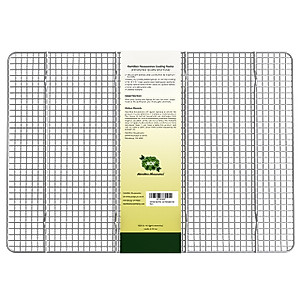 Stainless Steel Wire Cooling Rack-14"x20"-Ultra Heavy Duty, Commercial Grade, Extra Large-Cool Cookies, Cakes & Bread-Perfect for Baking Meat & Bacon-Fits 3/4 Big Sheet Pan-Oven & Dishwasher Safe