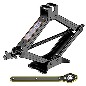 IMAYCC Scissor Lift Jack, Compact Car Jack Kit for Auto SUV, RV, MPV with Smart Ratchet Design, Heavy Duty Tire Changing Kit Lifting 2 Ton (4409 lbs) Tire Jack.