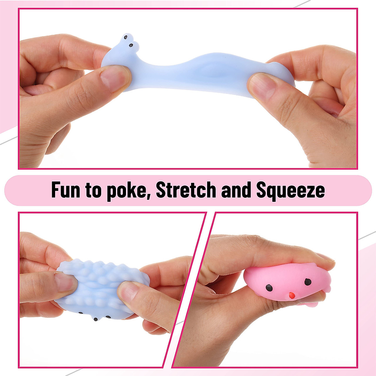 Mr. Pen- Squishy Toys, 12 Pack, Squishies, Squishy, Squishes for Kids, Squishy Toy, Squishy Pack, Squishes, Squishy Animals, Stress Relief Toy, Mini Squishes, Small Toys for Kids