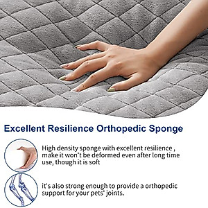 Dog Beds for Large Dogs Orthopedic Foam Jumbo Dog Bed Mattress 47 inch Joint Relief Pet Sleeping Mat, Non Slip Removable Washable Cover