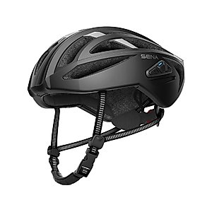Sena R2 EVO Road Cycling Helmet (Matte Black, Large)