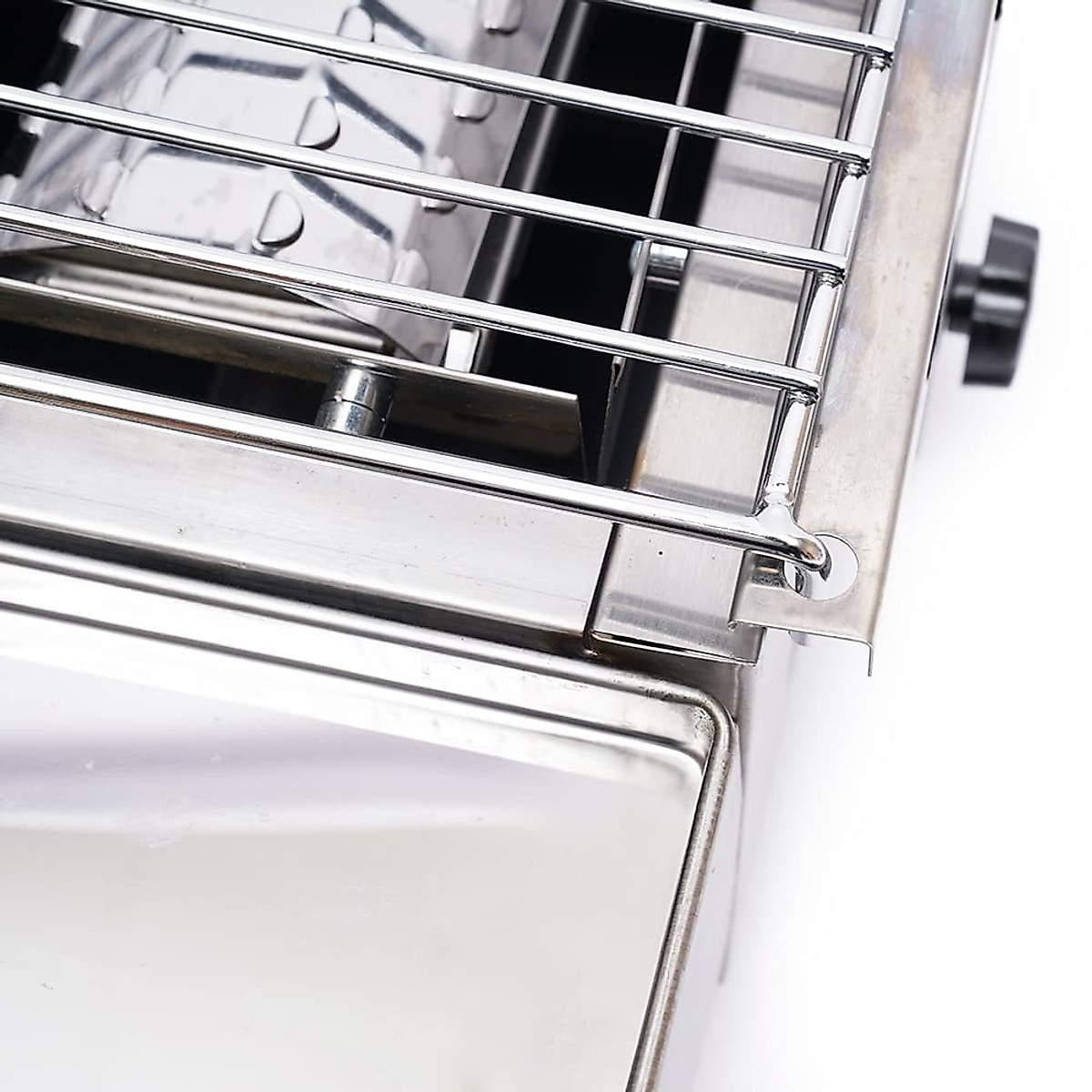 Commercial Gas LPG Grill, 3 Burners Smokeless Gas Grill with Separate Switch, Portable Barbecue Gas LPG Grill with Oil Catching Pan & Food Pan, BBQ Gas Grill for Indoor, Outdoor