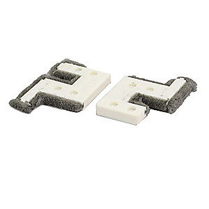 Aexit Sliding Sash Window PVC Windproof Sealed Block Set for 88mm-90mm Frame Width (a5fa783f0feaea9645d94a5fbda4443a)