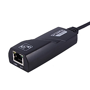 USB 3.0 to RJ45 Universal Network Adapter, High Speed Portable Gigabit Ethernet Network Card, SuperSpeed Internet Adapter with LAN Cable for Windows/VISTA/WIN7/win8/win8.1/OS10.12/