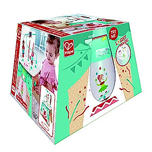 Hape Light-Up Circus Activity Cube | Bright Activity Center Development Play Set Toy for Toddlers