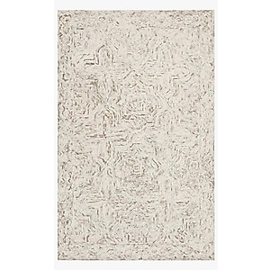 Loloi II Ziva Collection ZV-01 Neutral 2'-6" x 9'-9" Runner Rug