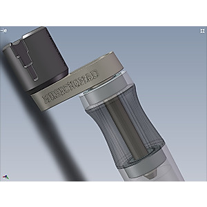 MusicNomad MN221 GRIP Guitar String Peg Winder, Rubber Lined & Dual Bearing