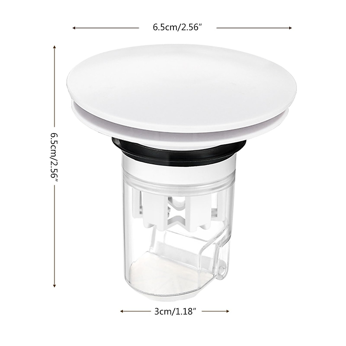 HUIFACAI Professional Shower Drain Hair Catchers Bathtub Stopper Bathroom Sink Stopper Drain Plug Suiatble for Bathroon Kitchen Bathtub Stopper