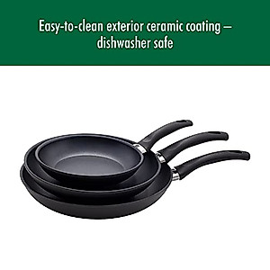 BALLARINI Parma Arezzo by HENCKELS 3-pc Nonstick Fry Pan Set, Made in Italy, Durable and Easy to clean, Set includes 8-inch, 10-inch and 12-inch fry pan