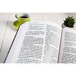 The Passion Translation New Testament, Violet, Large Print (Faux Leather) – In-Depth Bible with Psalms, Proverbs, and Song of Songs, Makes a Great Gift for Confirmation, Holidays, and More