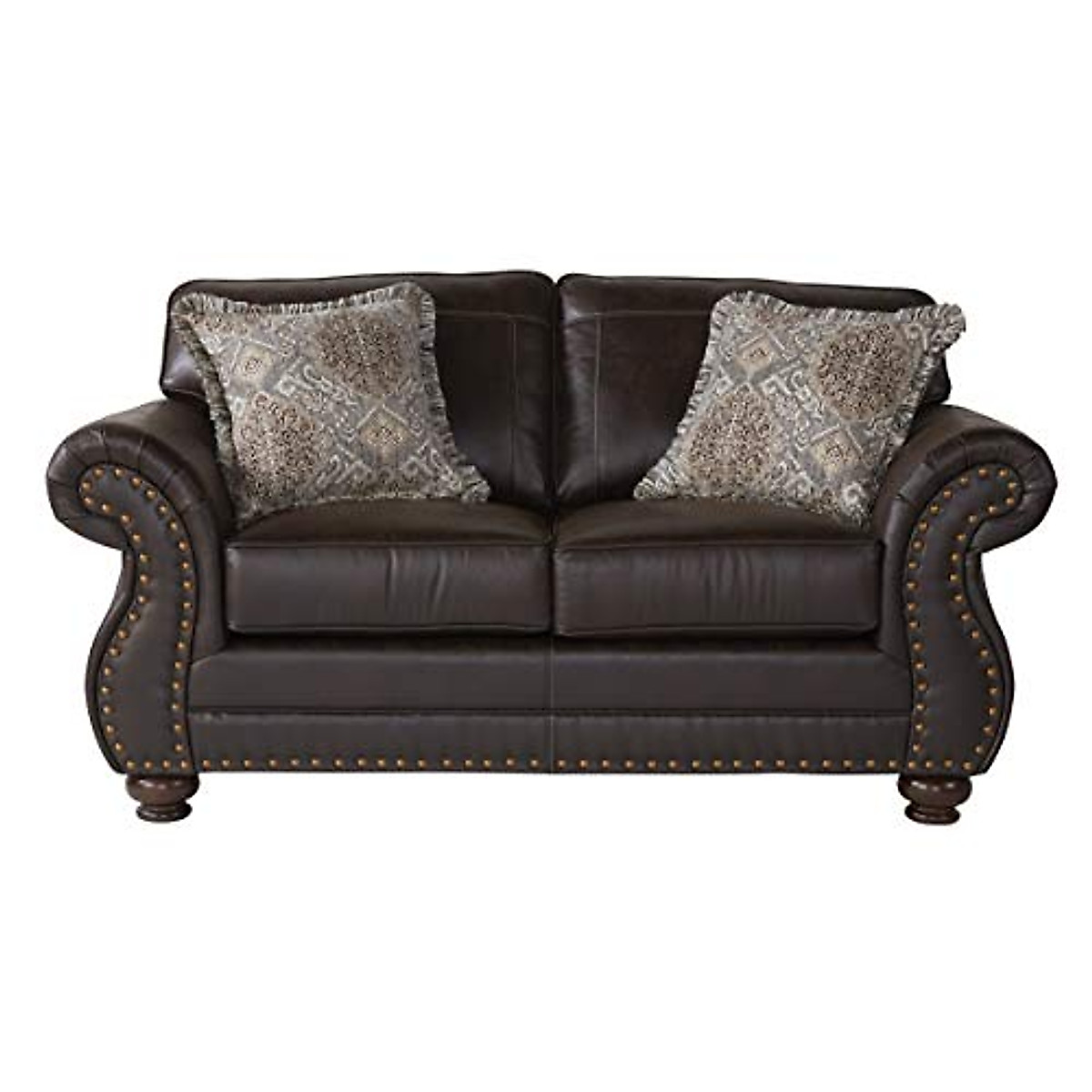 Roundhill Furniture Leinster Sofas, Espresso