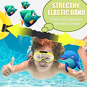 Kids Swim Goggles, 2-Pack Swimming Goggles for Kids, Child, Boys or Girls From 3-15, Anti Fog Wide View Swim Pool Goggles