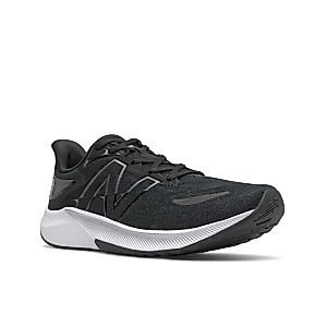New Balance Men's FuelCell Propel V3 Running Shoe, Black/White, 14