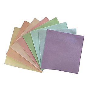 100% Wool Craft Felt Color Assortments: 8 Pastel Colors