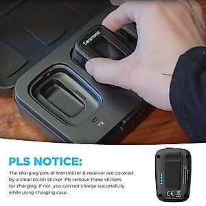 Saramonic Upgraded Blink500 Pro B2 2.4GHz Dual-Channel Wireless Lavalier Microphone for DSLR Video Camera Android iPhone Tablet PC Computer Recording Facebook YouTube Podcast Vlog Interview (B2)