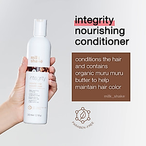 milk_shake Integrity Nourishing Conditioner - Anti Frizz Conditioner with Muru Muru Butter, Paraben Free, 1.7 Fl Oz