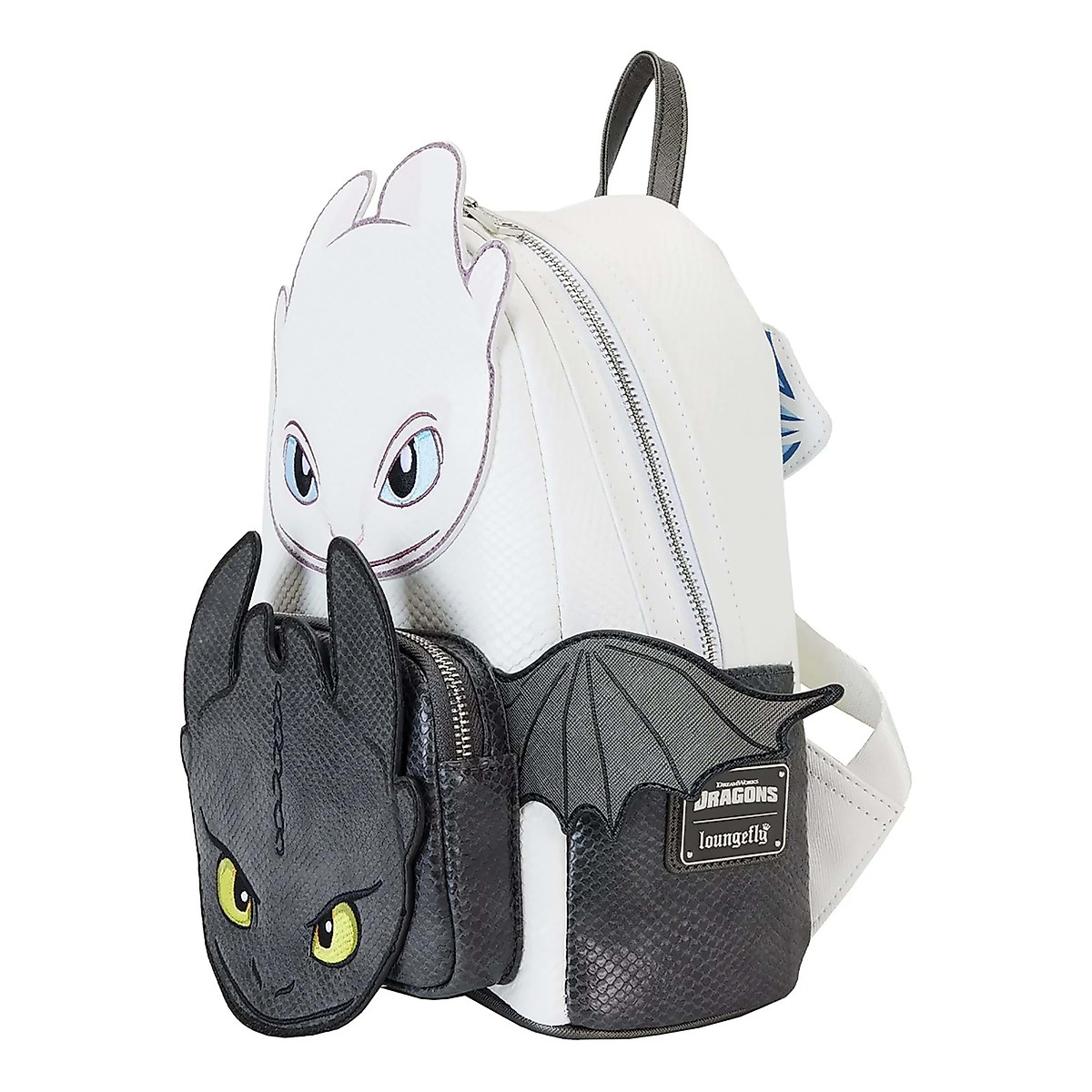 Loungefly How to Train Your Dragon Light and Night Fury Mini Backpack