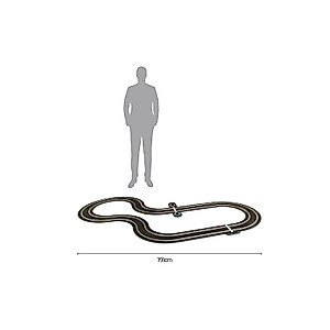 Scalextric Ginetta Racers 1:32 Analog Slot Car Race Track Set C1412T Yellow, Silver & Blue