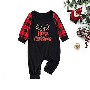 Family Christmas Pajamas Matching Sets Christmas Matching Jammies Adults Holiday Xmas Pjs Sleepwear Set