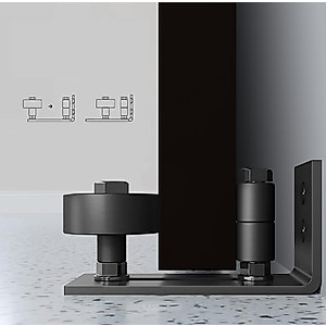 S&Z TOPHAND® 36 in. x 84 in. White PVC Barn Door with 6.6FT Sliding Door Hardware Kit, 20-42in Stainless Steel Frame Modern Style Barn Door/Sliding Door/Simple Assembly is Required