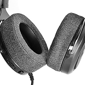 1 Pair Ear Pads Cushion Cover Earpads Replacement Compatible with Corsair HS50 Pro HS60 Pro HS70 Pro Headphones earmuff covers for headphones earmuff cover for overhead headset best wireless gaming pc