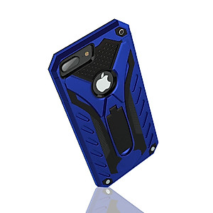 Kitoo Designed for iPhone 8 Plus Case with Kickstand, Military Grade 12ft. Drop Tested - Blue