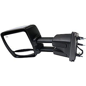 Garage-Pro Mirror Compatible with 2012-2021 Nissan NV1500, 2012-2021 NV2500 and 2012-2021 NV3500 Towing, Driver Side, Heated, Power Glass, Blind Spot Glass