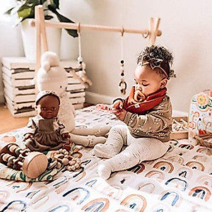 Kishu Baby Indi - GOTS Organic Muslin Infinity Bibs - Set of 5 (Azteca Bundle)