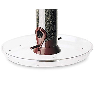 Droll Yankees Bird Feeder Tray, Seed Catcher Accessory Attachment, 10.5-Inch Diameter
