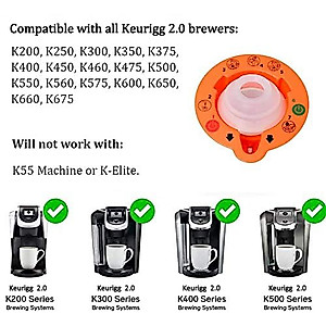 Needle Cleaning Tool for Compatible with Ke-urigg 2.0 brewers/coffeemakers Needle Cleaning Tool To Prevent Clogging Removes Coffee Grounds (2 Pack)