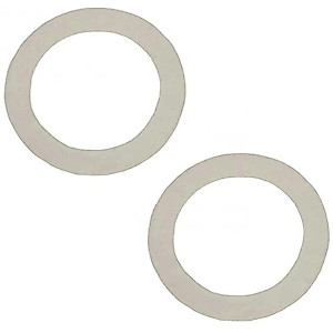 Aretle Replacement Spa Hot Tub Pump Heater Union Gasket/O-Ring 711-4030 and 711-4010 Ribbed Gasket and Flat Gasket Works on Variety of Spas Pools(2 Pairs)