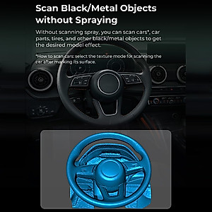 CR-Scan Ferret SE Scanner Portable and Handheld 30fps Scaning Speed 0.1mm Accuracy ASIC Chipset Dual Mode Scanning with 30fps Scan Speed Dual Mode Scanning Support Full Color Scan for