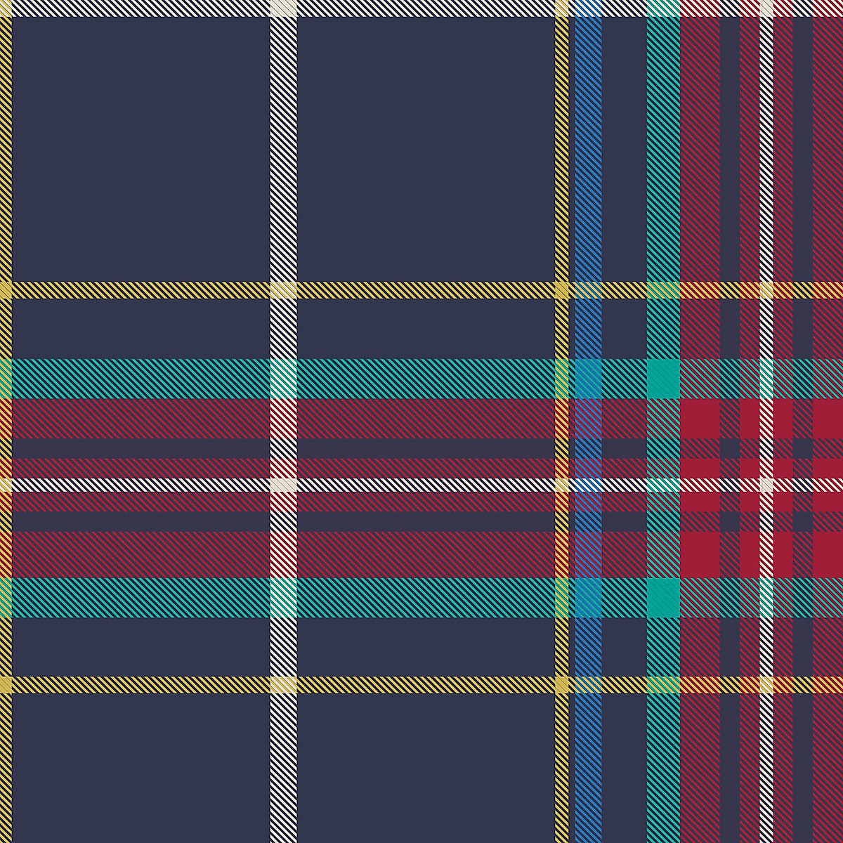 Vera Bradley Large Backpack Travel Bag, Tartan Plaid-Recycled Cotton