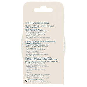 FOAMIE Travel Buddy - Shampoo Bar Travel Case with Removable Shelf - Water Tight, Sustainable Materials - Perfect for Travel, Camping and in the Shower